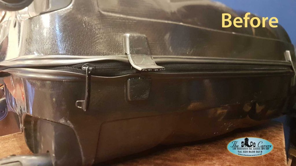 Samsonite Hinge repair - The Shoe Carers
